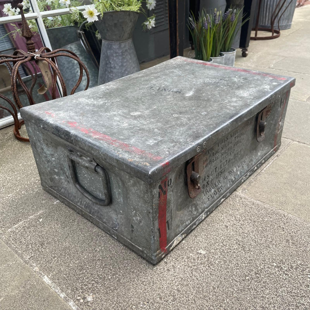 Metal Military Box – The Consortium Winchester and Romsey Hampshire