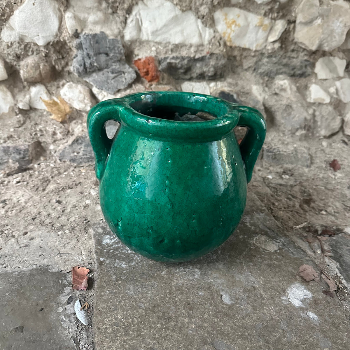 Hungarian Green Pot – The Consortium Winchester and Romsey Hampshire