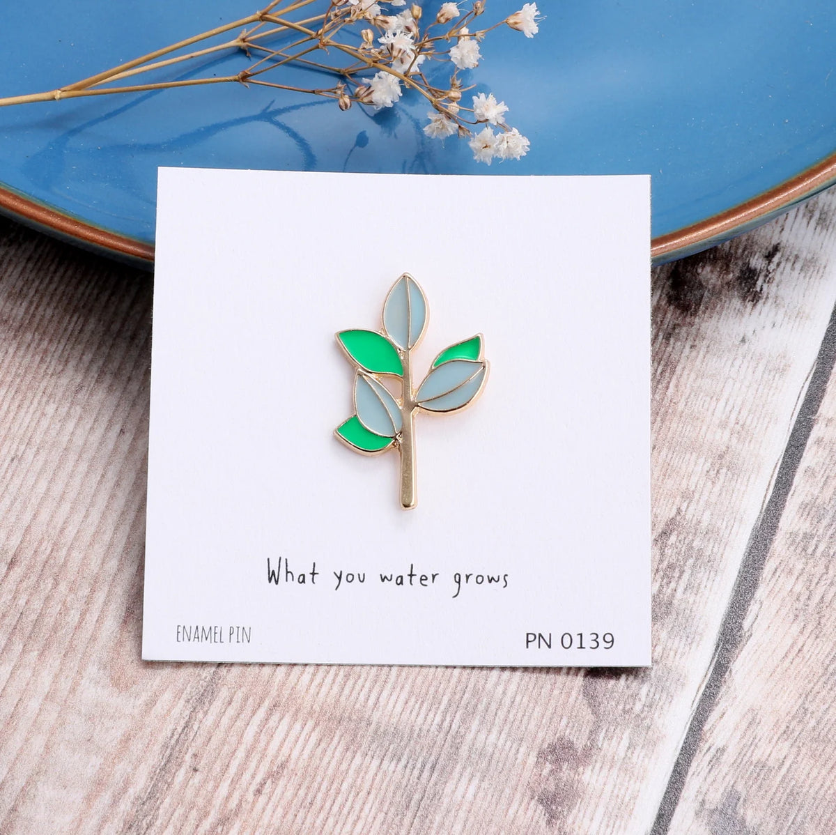Attic Creations 'What You Water Grows' Enamel Pin – The Consortium ...