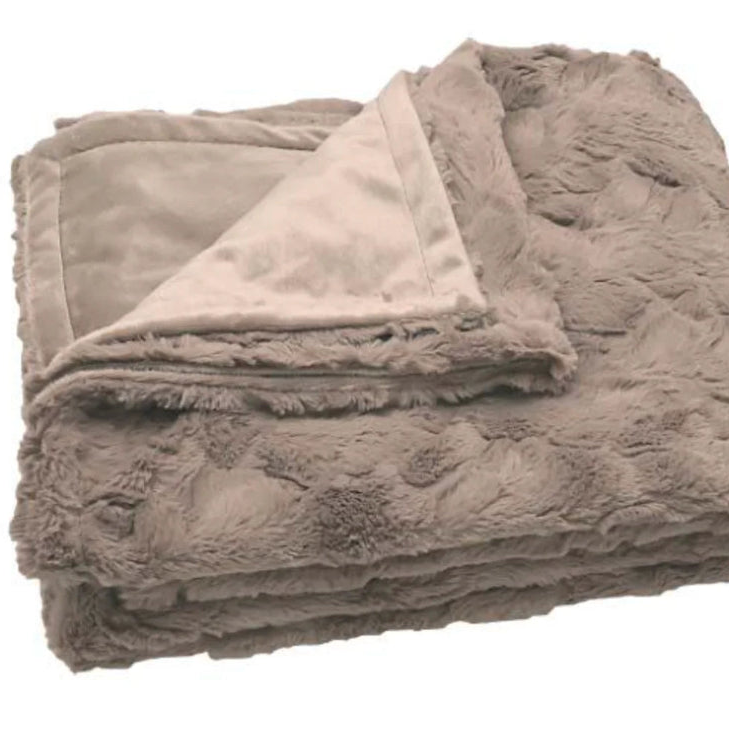 Marilyn Large Luxury Throw Truffle by Walton & Co – The Consortium ...