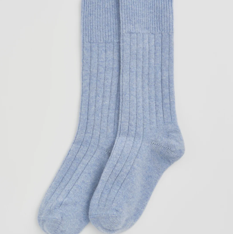 Pairs - Morning Blue Merino Bed Socks - Large – The Consortium