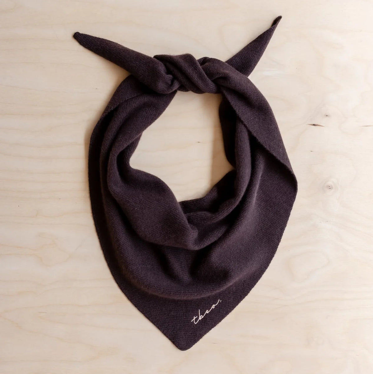 TBCo Merino Wool Triangle Scarf - Brown – The Consortium